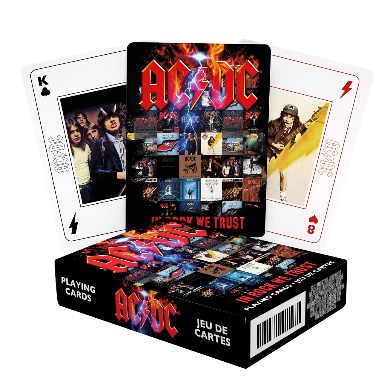 AC/DC In Rock We Trust Playing Cards – Dot & Bliss Apparel