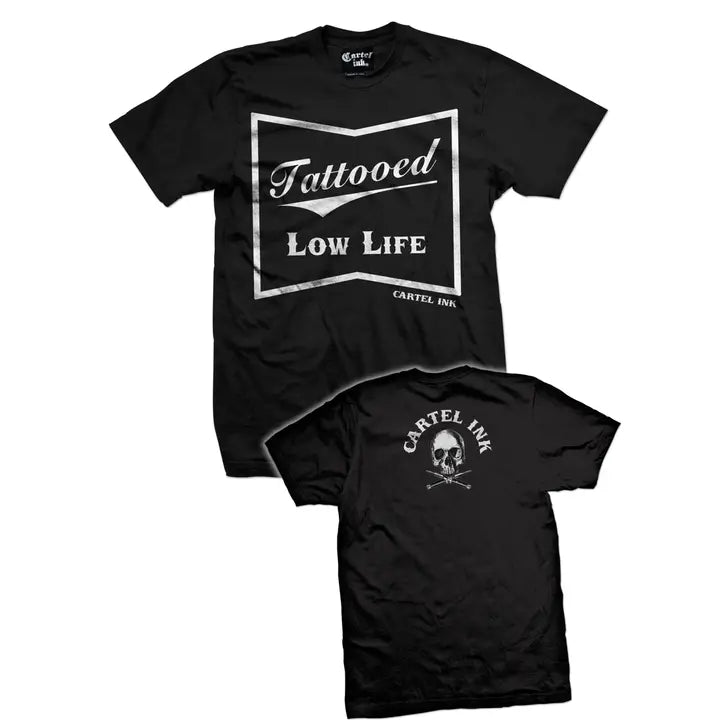 Cartel Ink- Tattooed Low Life Men's Tee – Dot & Bliss Apparel