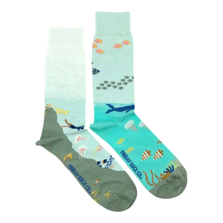Men's Underwater Scene Socks – Dot & Bliss Apparel